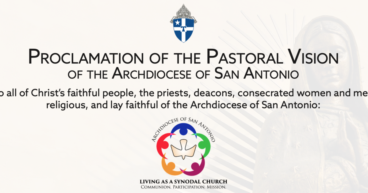 Archdiocesan Pastoral Vision | St. Monica Catholic Church